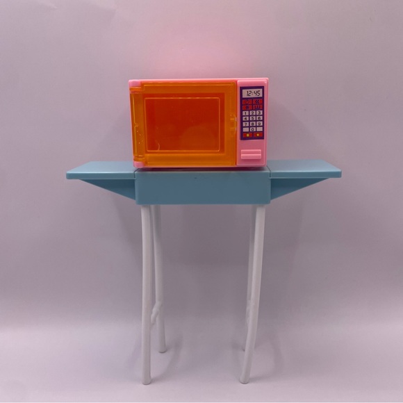 Barbie | Toys | Barbie Mattel Arco 988 Microwave Oven Door Opens And ...